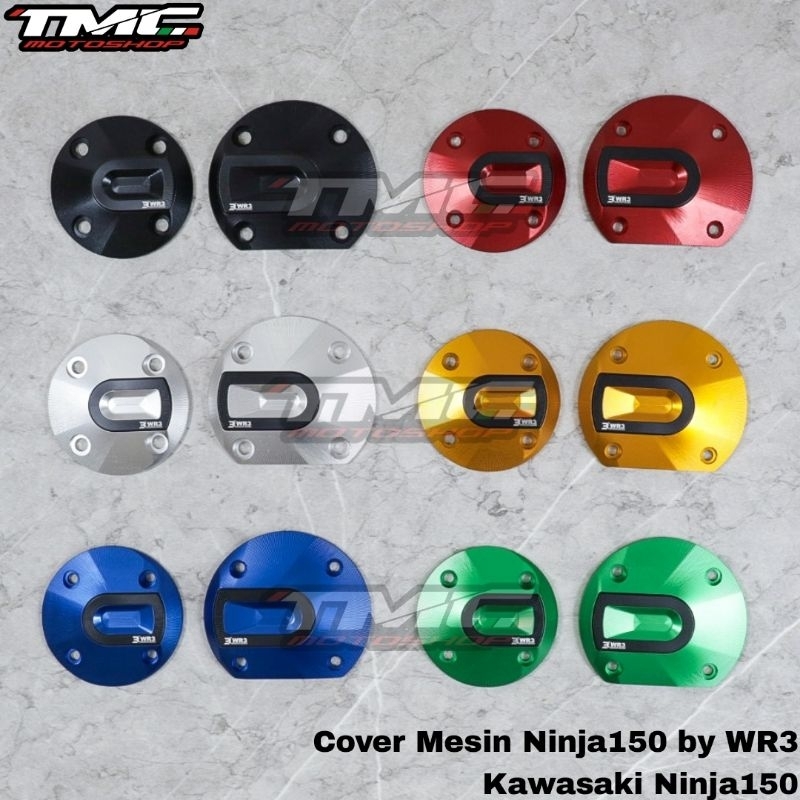 Jual Cover blok engine mesin Ninja Ninja150 R SS RR by WR3 | Shopee ...