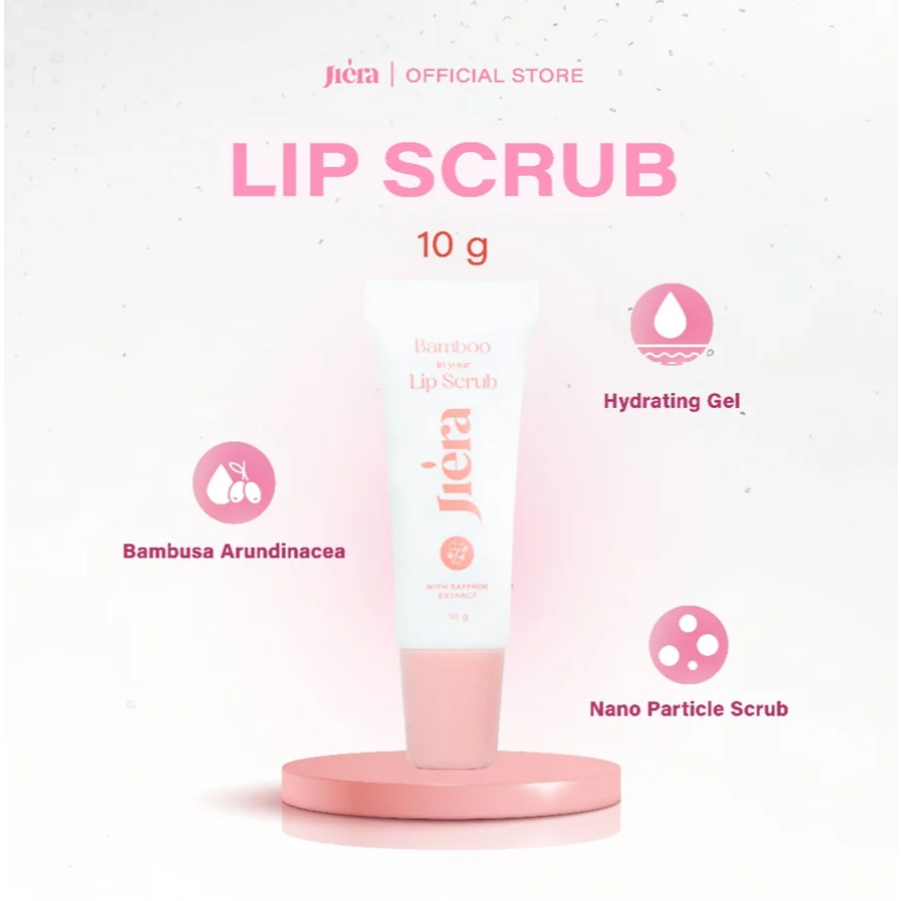Jual JIERA Bamboo in Your Lip Scrub 15gr | Shopee Indonesia