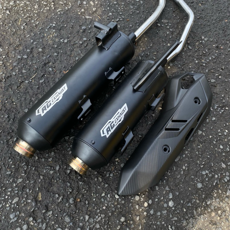 Jual Knalpot Standar Racing Moncong Shijiro Original AG Exhaust Pcx ...