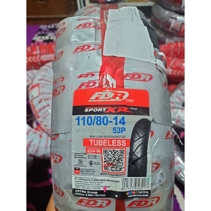 Jual BAN TUBLES FDR UK 110/80-14 & 120/70-14. COCOK UNTUK HONDA PCX ...