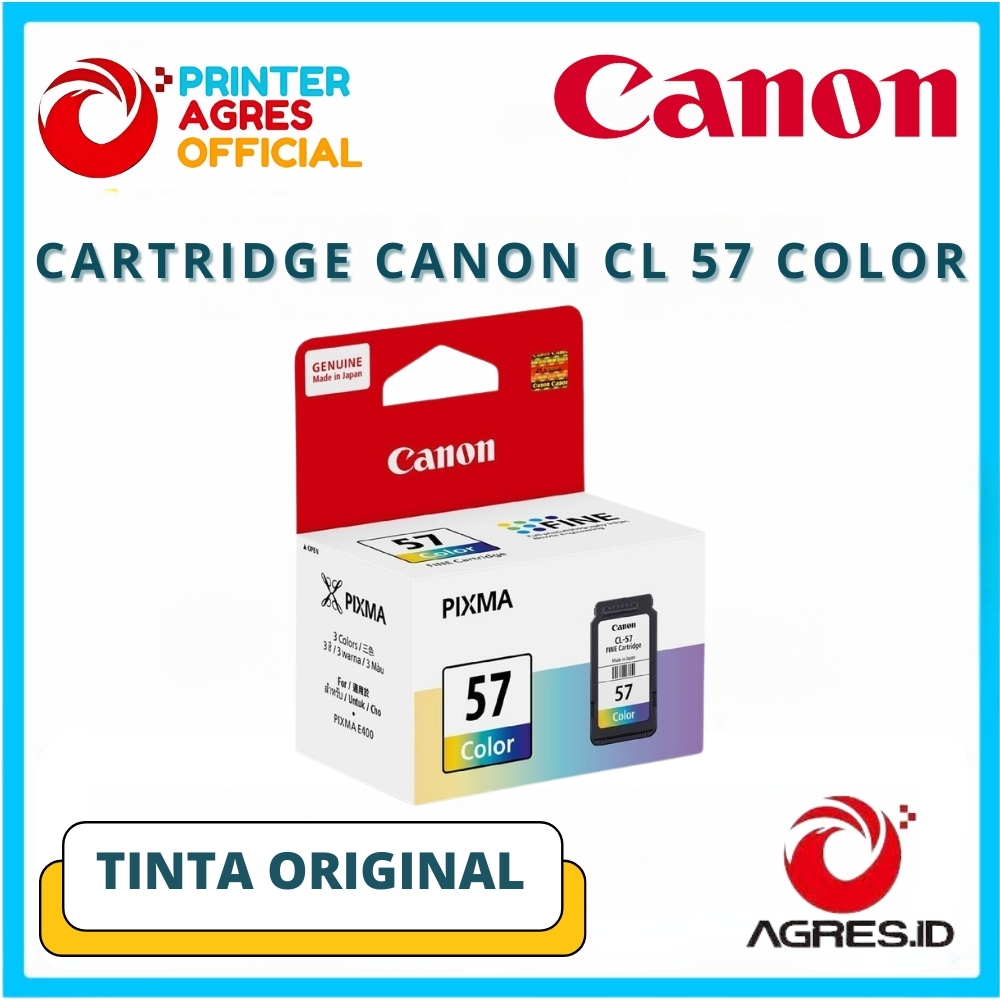 Jual Cartridge Tinta Original Canon CL57 CL 57 TRI Colour | Shopee ...