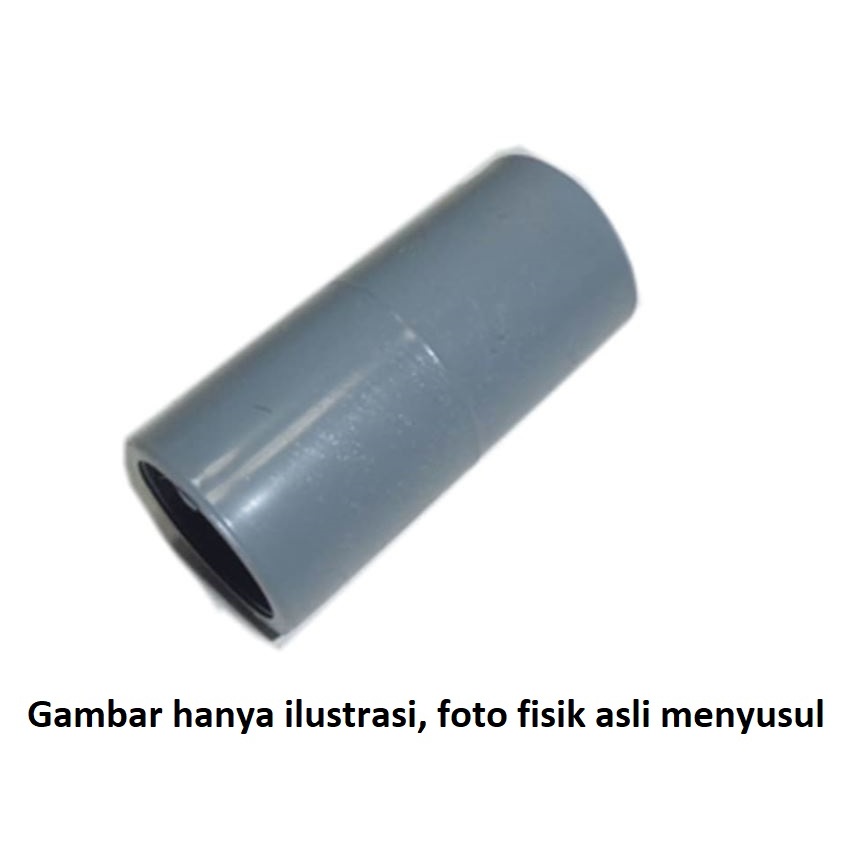 Jual Sock soket socket pipa PVC 12" 12 in inci inch abu abu sambungan ...