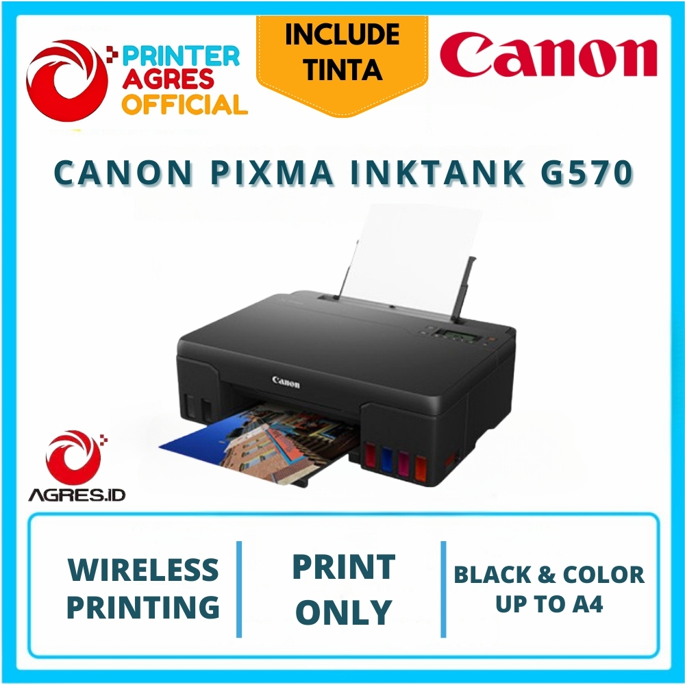 Jual [FREE TINTA] PRINTER CANON PIXMA G570 / G 570 - Printer Photo ...