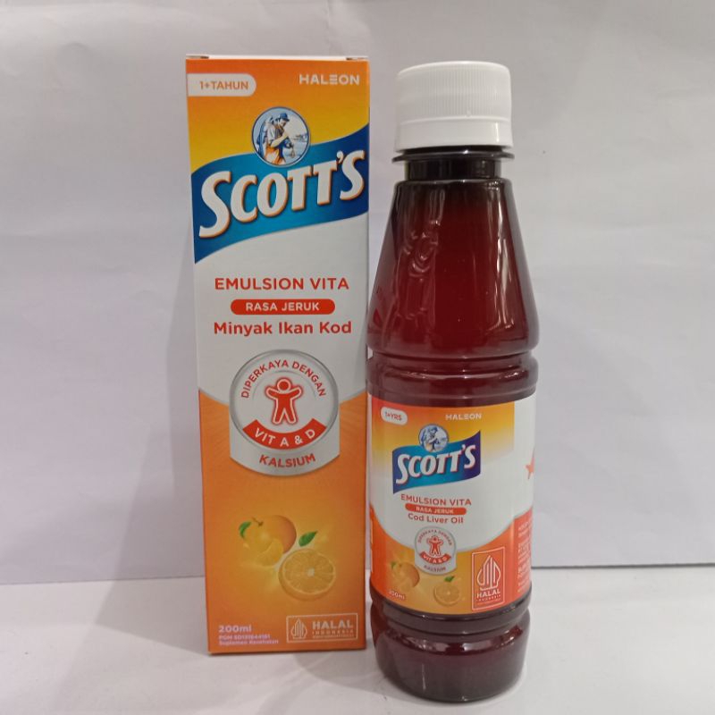 Jual Scott Emulsion - Vitamin Minyak Ikan, kesahatan tulang anak ...