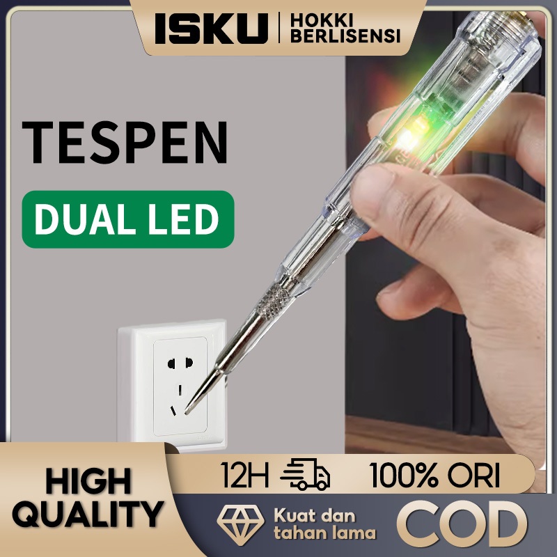 Jual ISKU Obeng Tester TesPen Obeng Tester LED Obeng Tes with Indicator ...