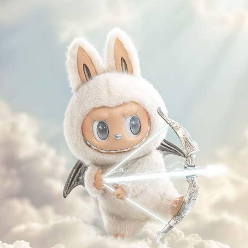 Jual Labubu Angel In Clouds Zimomo Gantungan Keychain Bag Charm ...