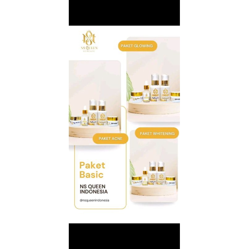 Jual PAKET BASIC NS QUEEN ACNE | Shopee Indonesia