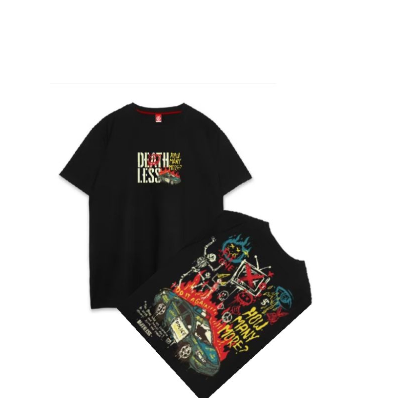 Jual Kaos gengstee Death less how many more-kaos kata kata/kaos tshirt ...