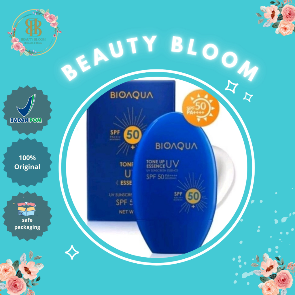 Jual BIOAQUA Tone Up UV Essence SPF 50 PA++++ 60G / UV Sunscreen Gel SPF 50 PA++++ 50G | Shopee ...
