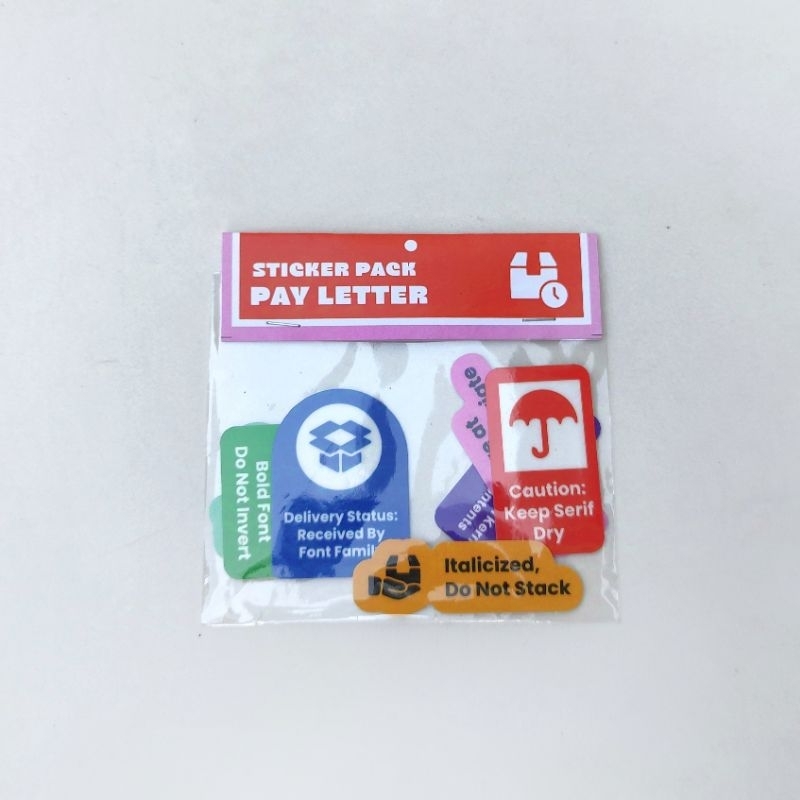Jual Sticker Pack Pay Letter | Shopee Indonesia