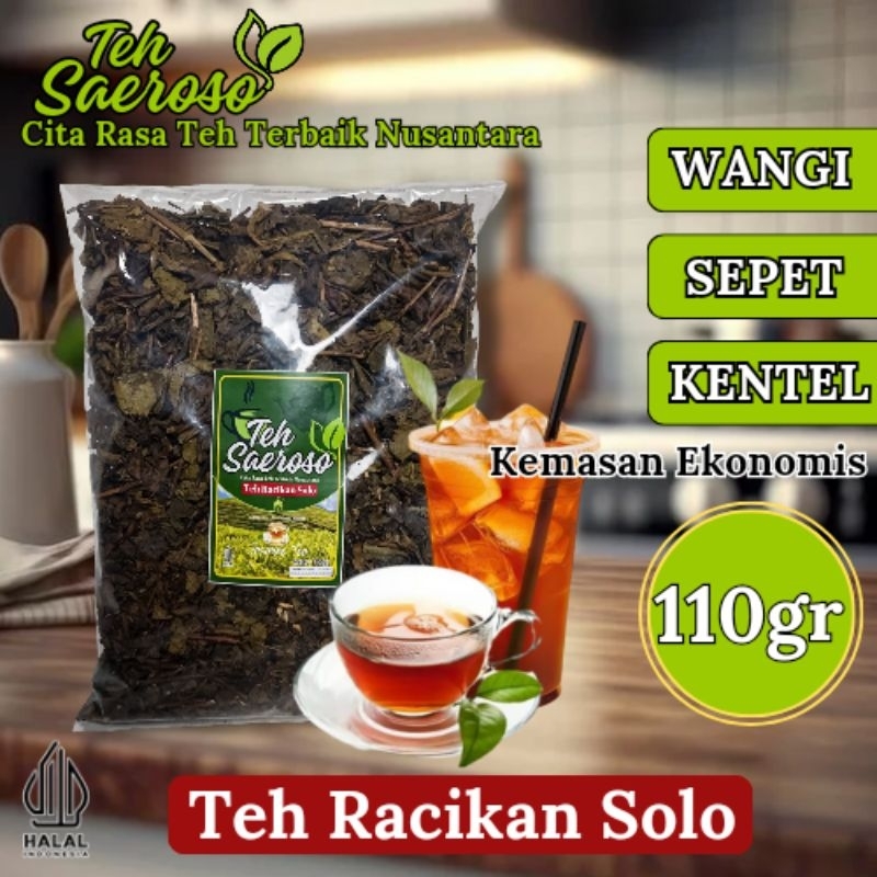 Jual Racikan Teh Solo Kemasan 110 gr Aroma Wangi Sepet Legi Kentel Khas ...
