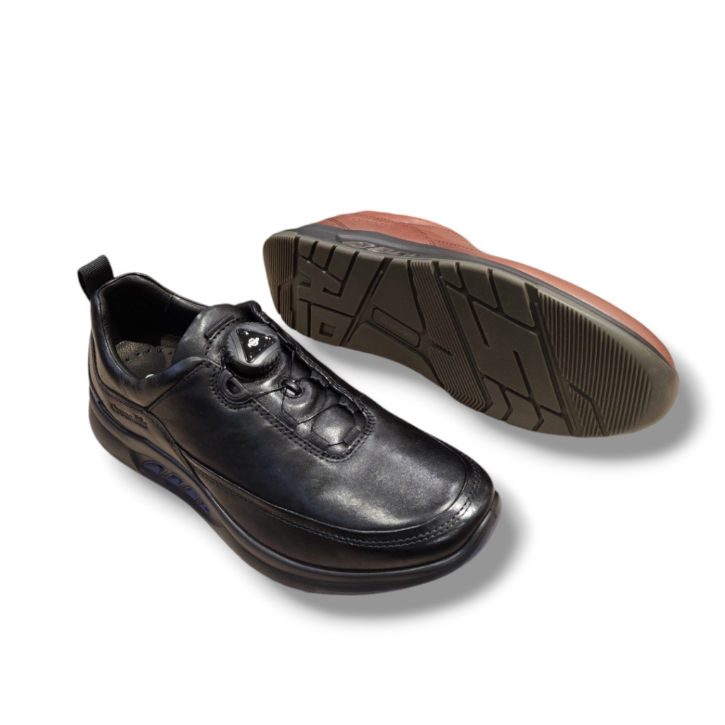 Jual Crocodile CR 3336 Sepatu Fitgo Warna Black Dan Brown | Shopee ...