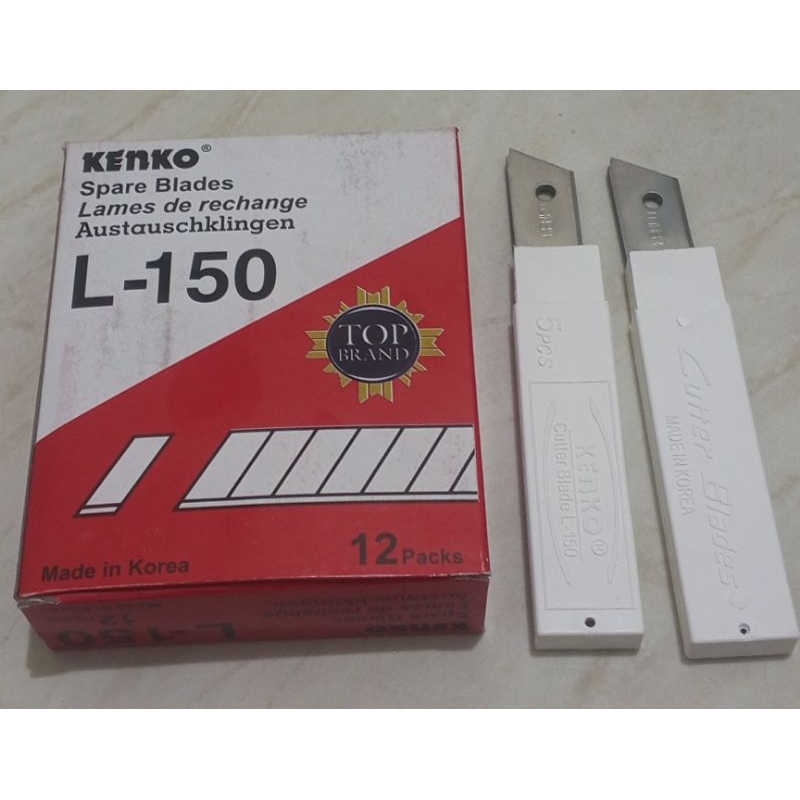 Jual Isi besar Cutter kenko L-150 || per pak isi 12 tube|| | Shopee ...