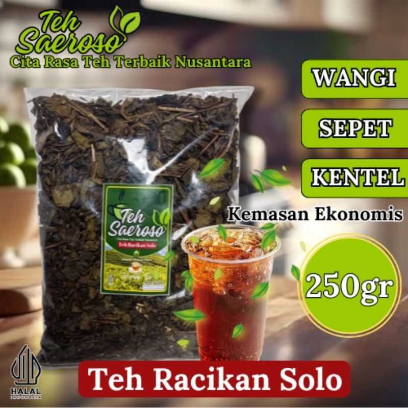 Jual Teh Racikan Solo 250 gr Aroma Wangi Sepet Kentel Khas Wedangan ...