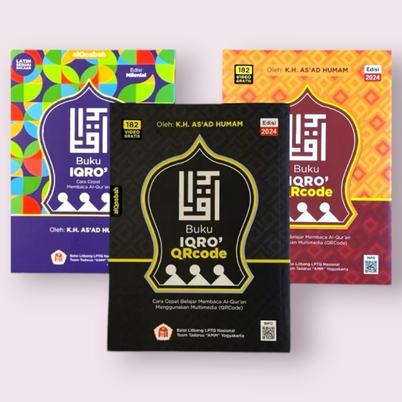 Jual Buku IQRO QRCode Edisi Milenial 2024 Cara Cepat Belajar Membaca Al Quran Menggunakan ...