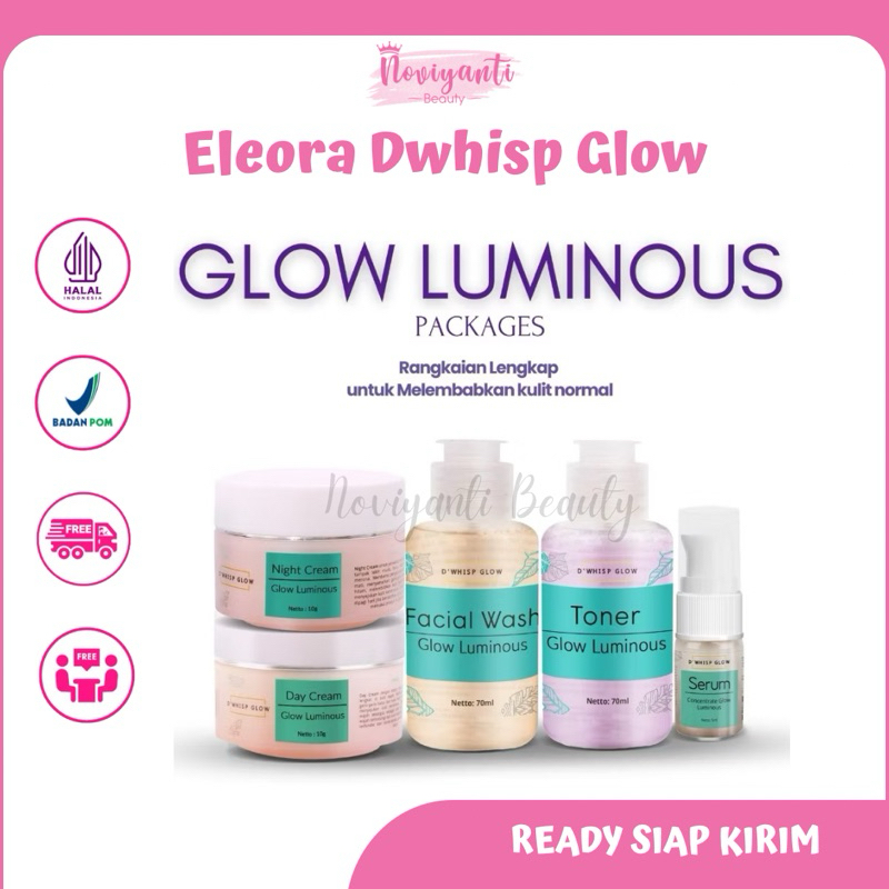 Jual ELEORA DWHISP GLOW PAKET GLOW LUMINOUS ELEORA SKINCARE | Shopee ...