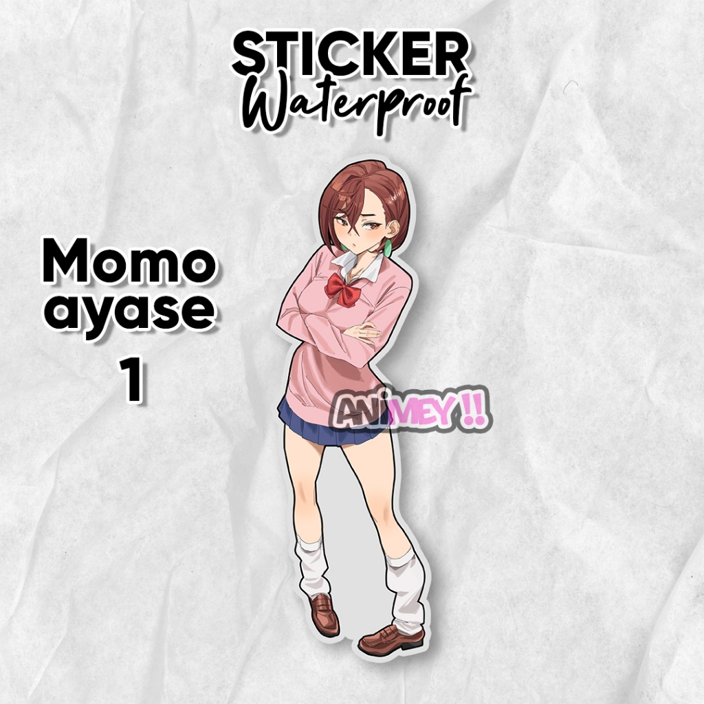 Jual Stiker Momo Ayase Dandadan / Sticker Anime Waterproof | Shopee ...
