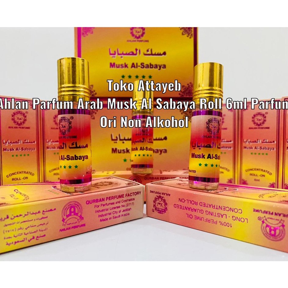 Jual EKSKLUSIF Ahlan Parfum Arab Musk Al Sabaya Roll 6m Parfum Ori Non ...