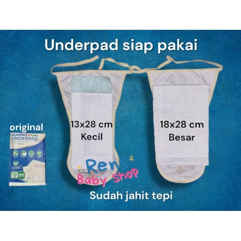 Jual 10 lembar potongan Diapro Underpad gel alas ompol popok kain bayi ...