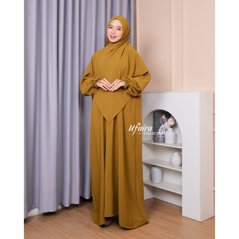 Jual Ufaira Olshop~Salma Abaya Set pasmina Terbaru abaya muslim wanita | Shopee Indonesia