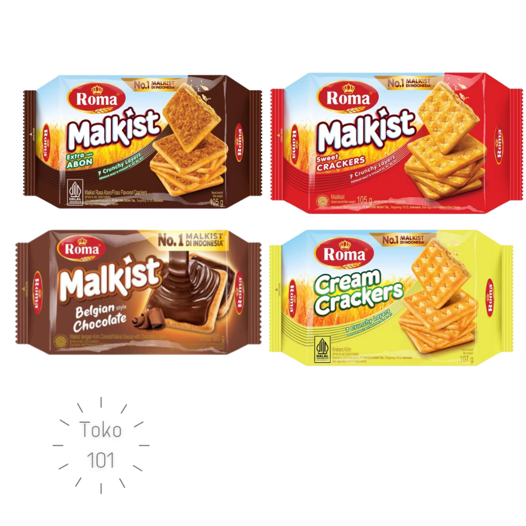 Jual Roma Malkist Crackers Aneka Rasa | Shopee Indonesia