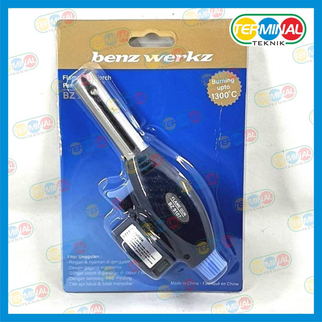 Jual BENZ BZ-9107 Gas Torch - Alat Pemantik Api Las Bakar Mini Flame ...