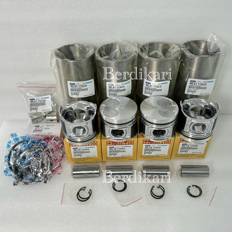 Jual LINER KIT LINER SET STANDARD FORD RANGER EVEREST 2.5 2500CC MAZDA ...