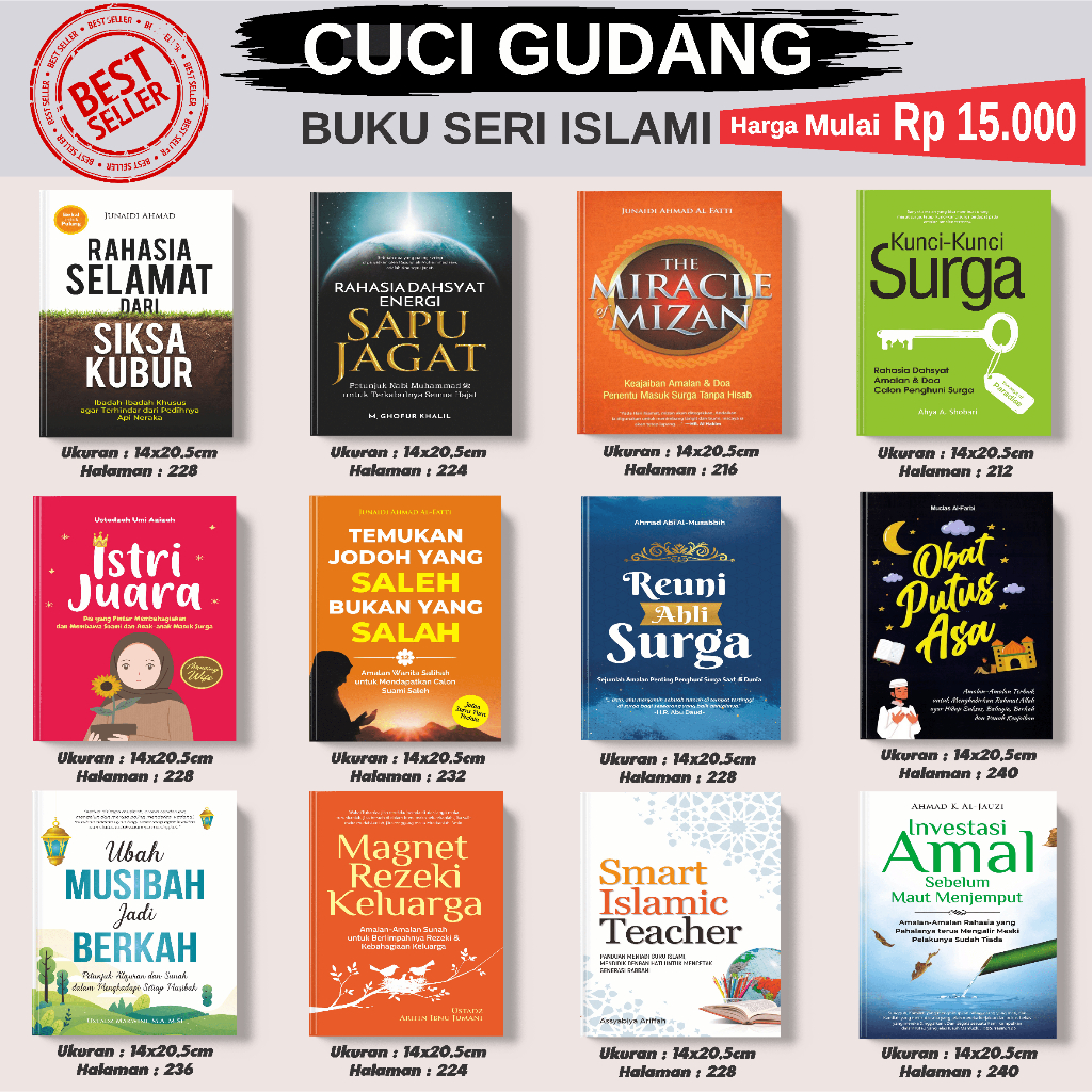 Jual BUKU OBRAL - CUCI GUDANG BUKU-BUKU ISLAMI BEST SELLER | Shopee ... Jual BUKU OBRAL - CUCI GUDANG BUKU-BUKU ISLAMI BEST SELLER | Shopee ...