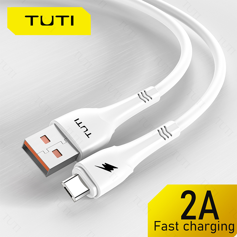 Jual TUTI Kabel Data Micro USB Type C 1M Data Cable For Samsung Xiaomi ...