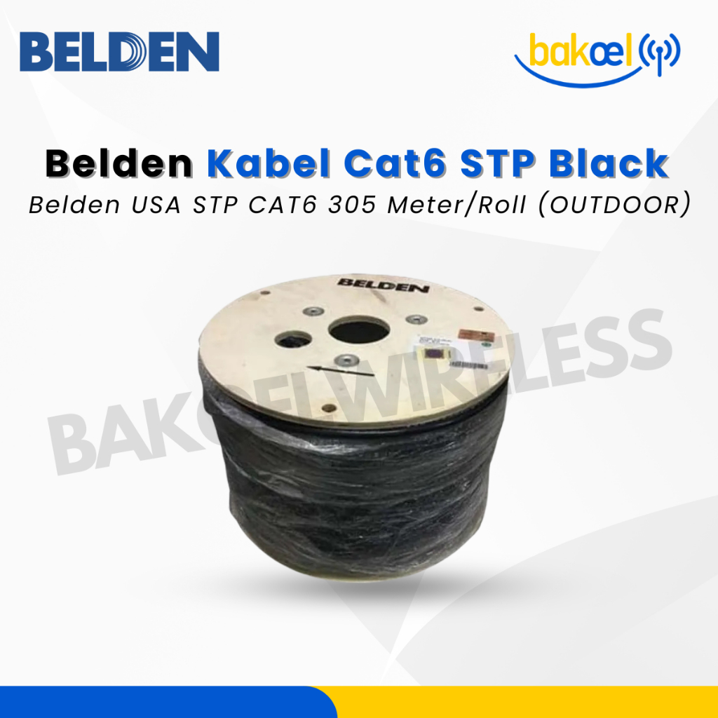 Jual Kabel Belden USA STP CAT6 305 METER/ROLL (OUTDOOR) | Shopee Indonesia