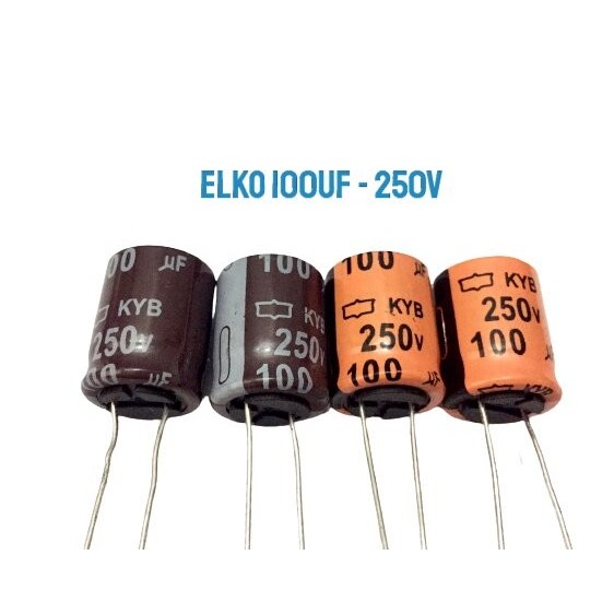 Jual ELKO KAPASITOR 100UF - 250V (10 pcs) | Shopee Indonesia