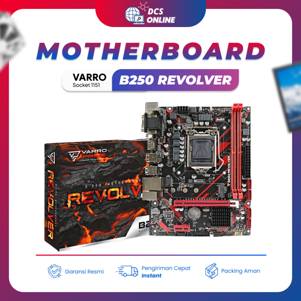Jual MOBO MOTHERBOARD VARRO PRIME B250 REVOLVER SUPPORT M2 NVME ...