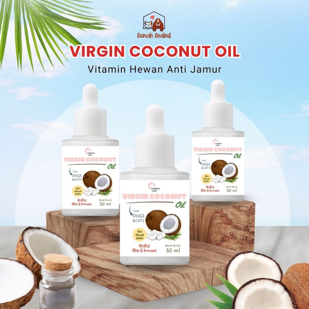 Jual Virgin Coconut Oil Kucing Anjing - Vitamin Hewan Anti Jamur ...