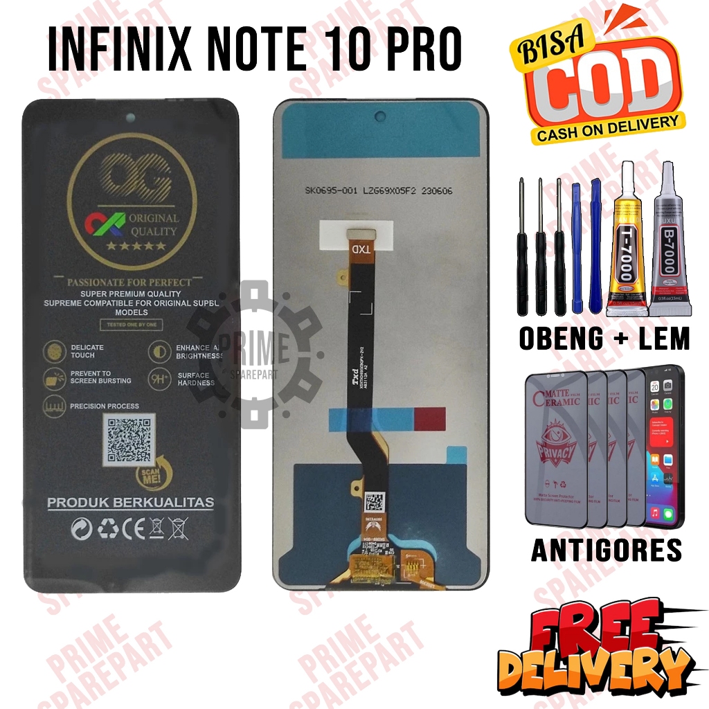 Jual Lcd INFINIX NOTE 10 PRO Original Oem Lcd Touchscreen INFINIX NOTE ...