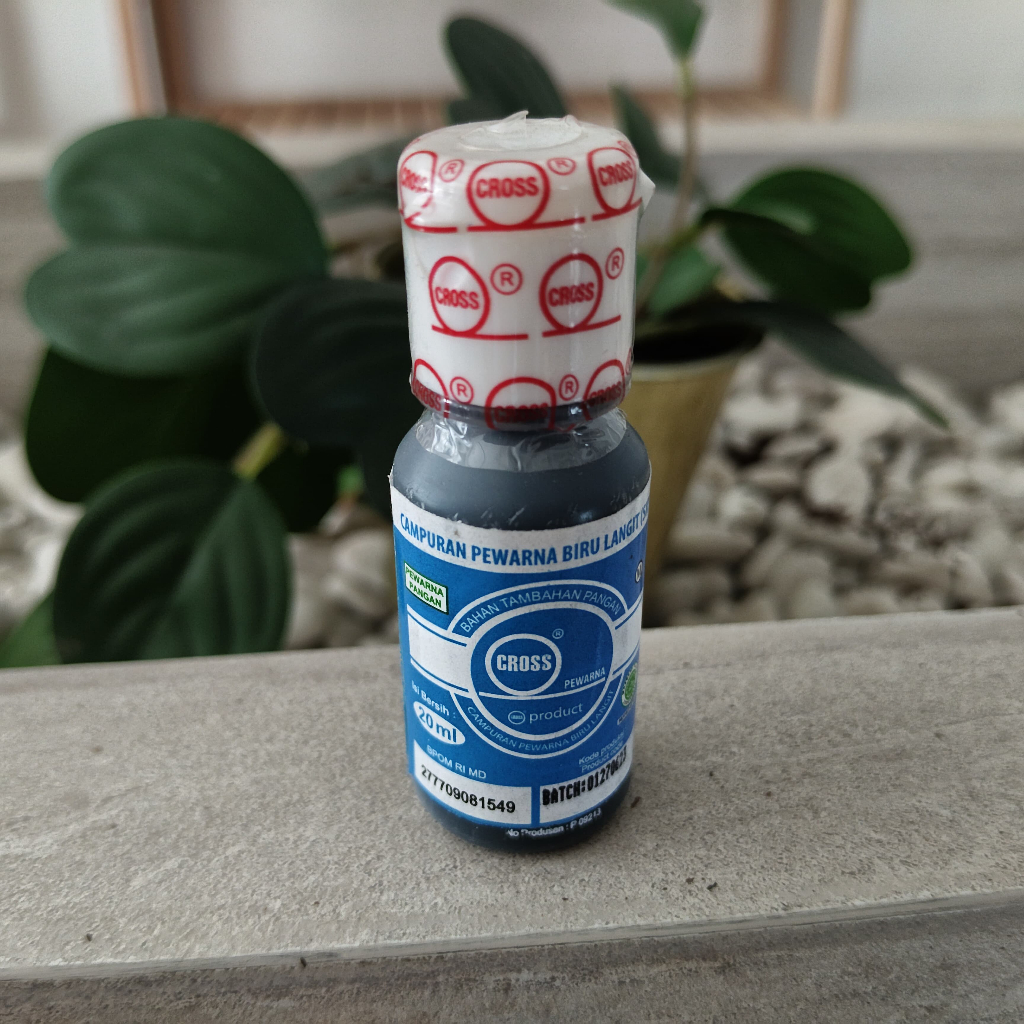 Jual Pewarna Makanan Cross/Food Coloring Sky Blue 20ml | Shopee Indonesia