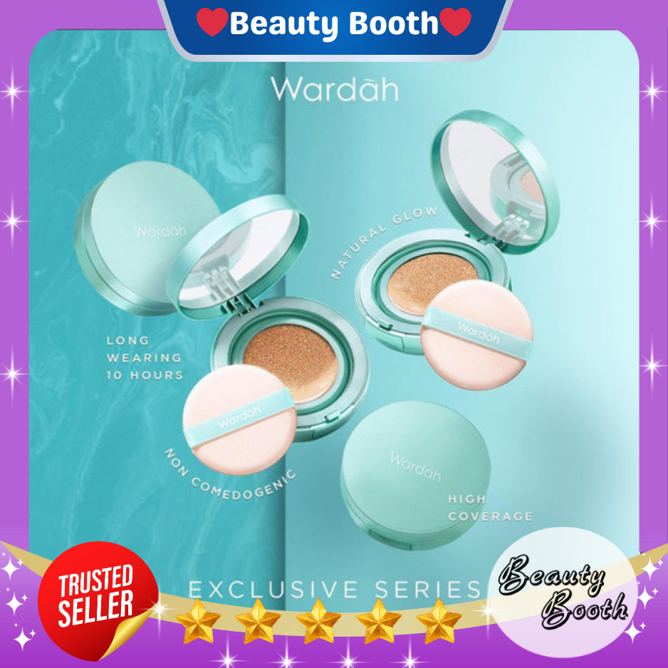 Jual WARDAH Exclusive Flawless Cover Cushion SPF 30 PA+++ 15gr | Shopee ...