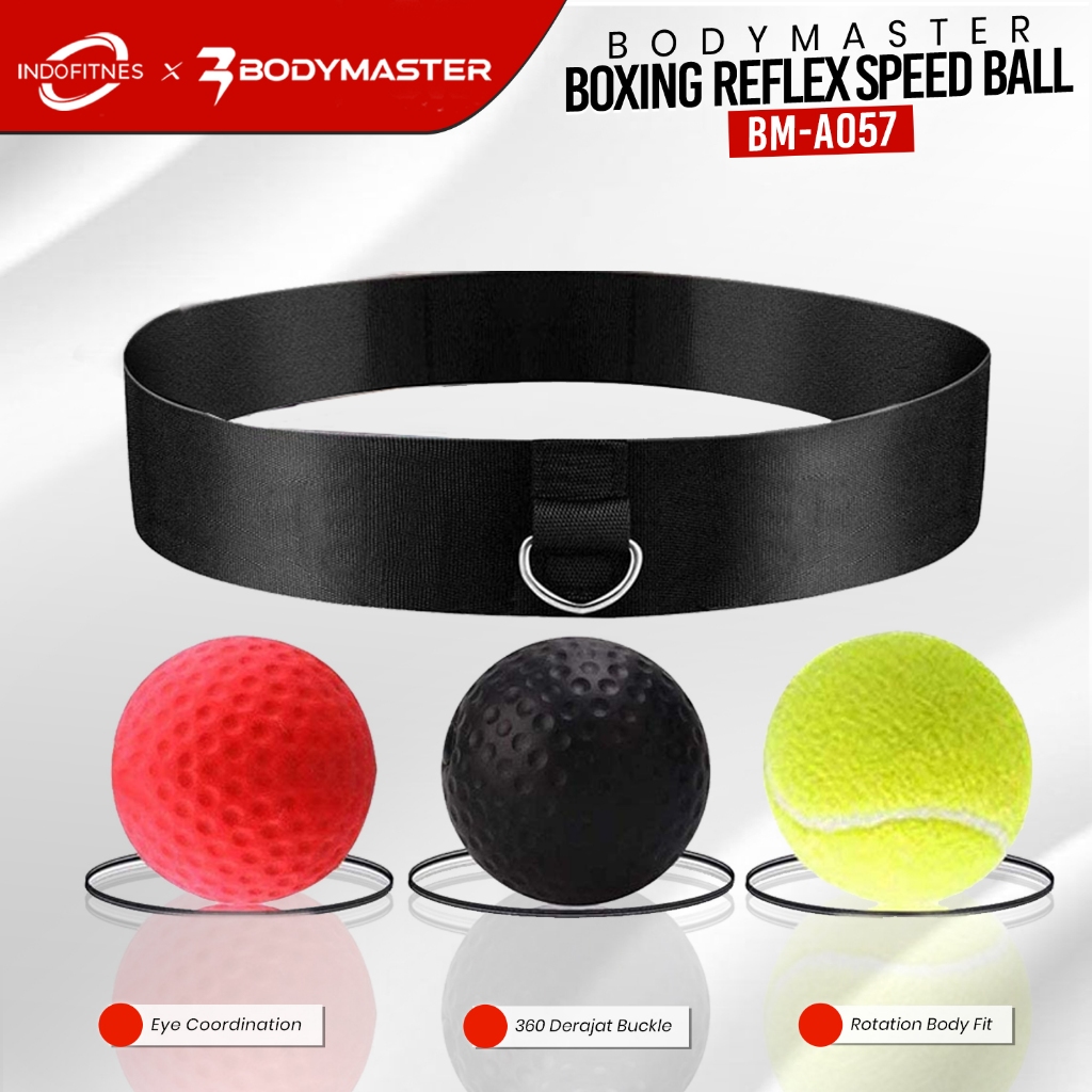 Jual BODYMASTER Boxing Reflex Speed Ball BM-E050 Bola Latihan Tinju ...