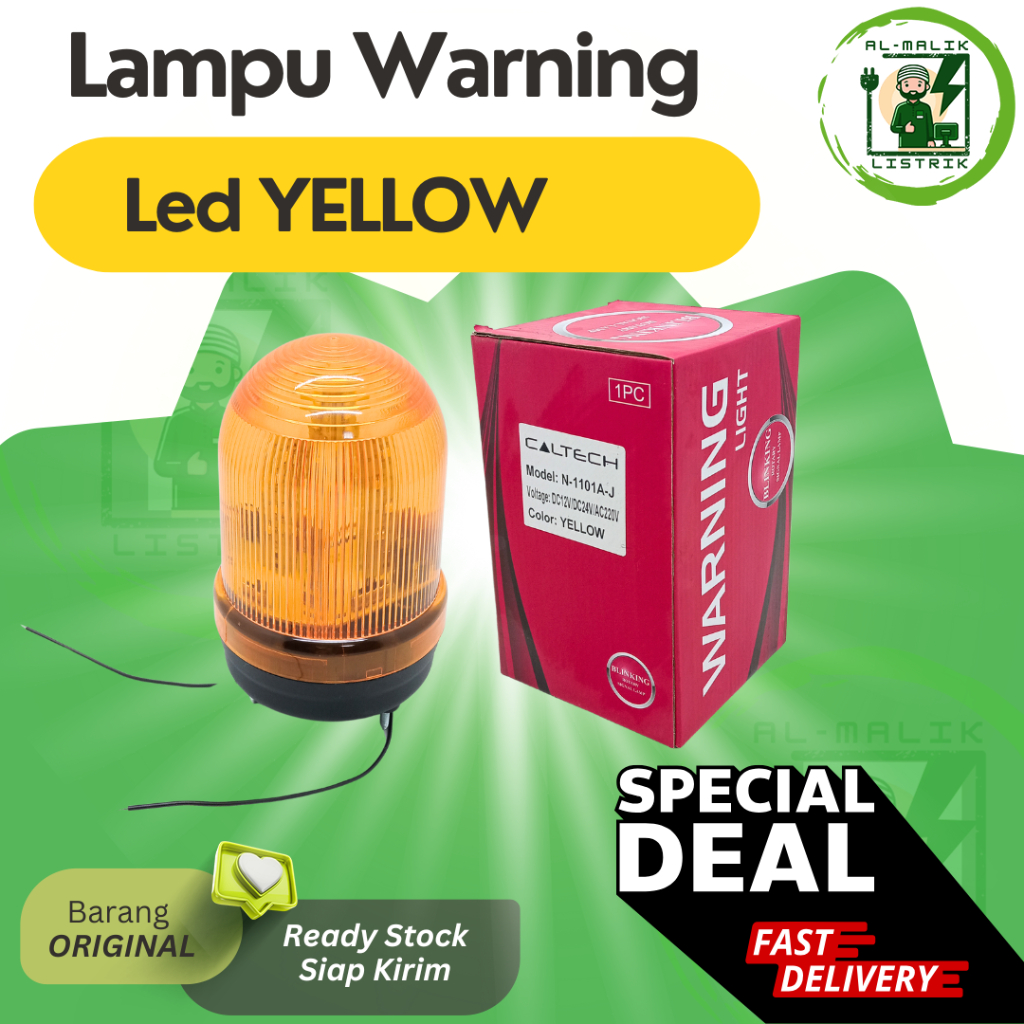 Jual Lampu Rotary ORANGE/ KUNING -Lampu Warning Caltech - 3 model lampu/Suara Type N 1101A-J ...