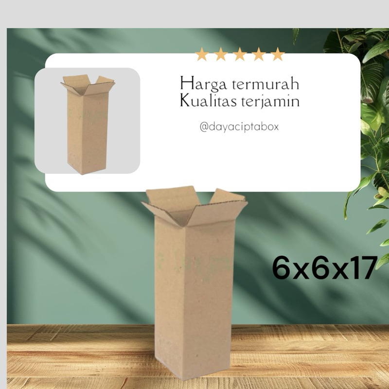 Jual kardus ukuran 6x6x17 Kardus Packing - Karton Box Dus Packaging ...