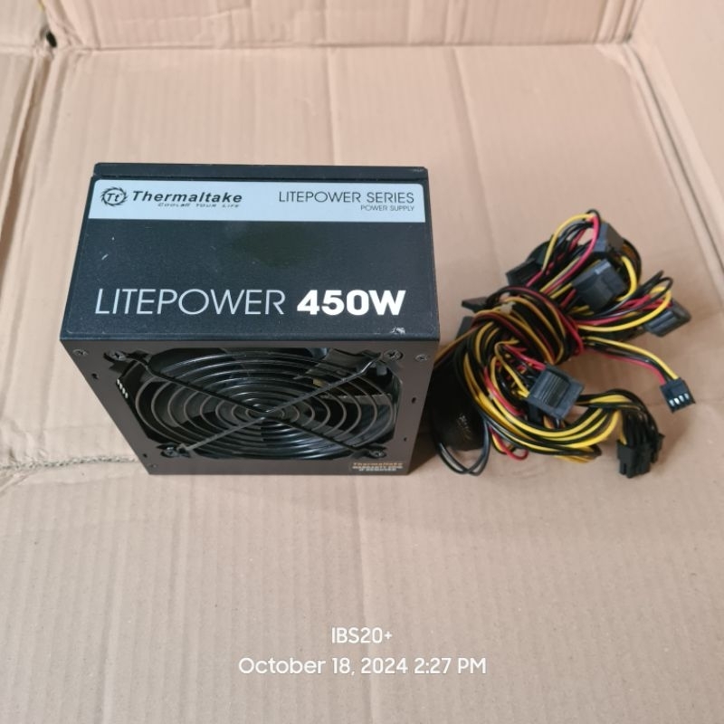 Jual PSU THERMALTAKE LITE POWER 450W 2x 8 PIN VGA | Shopee Indonesia