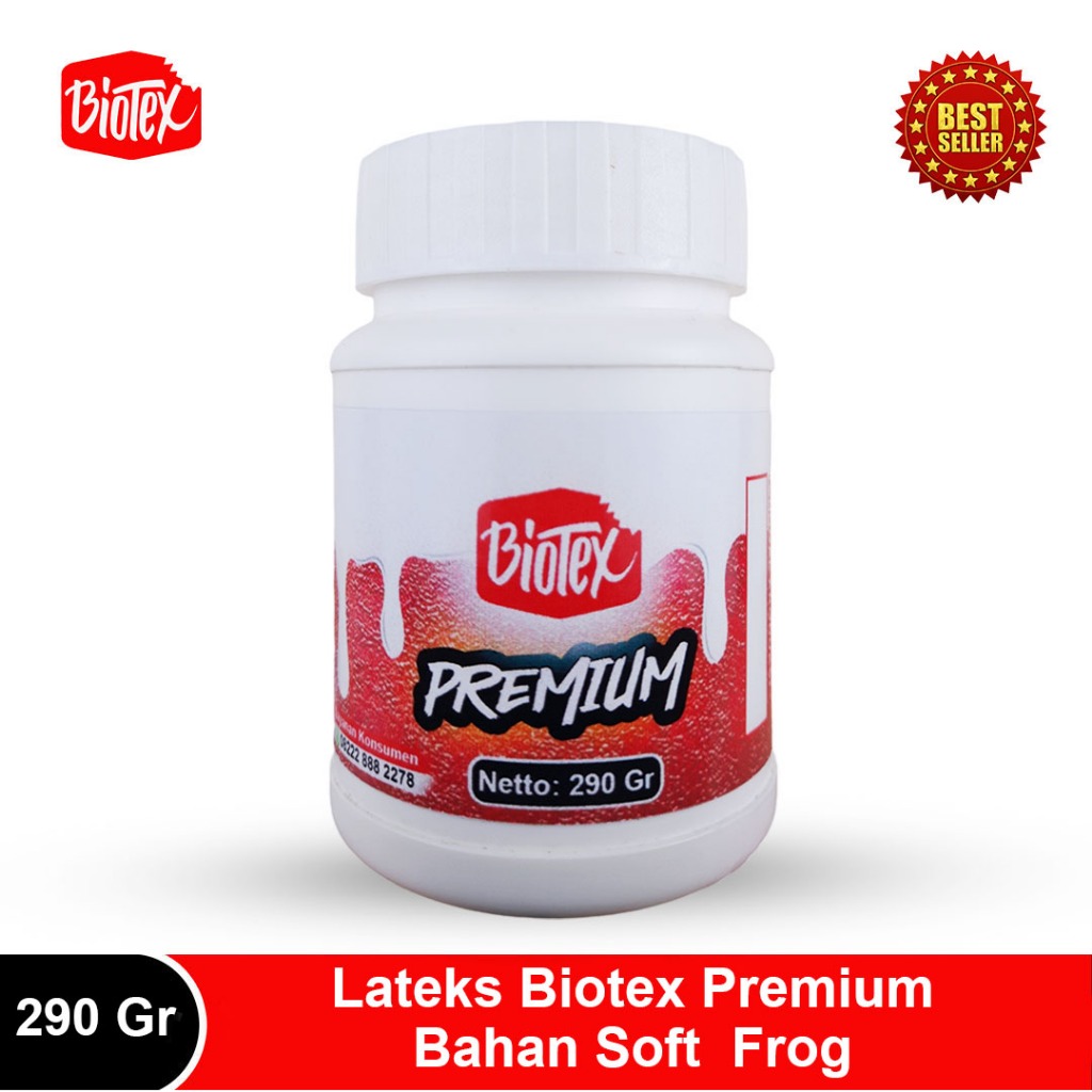Jual Lateks Biotex Premium Bahan Bikin Soft Frog 290 gr | Shopee Indonesia