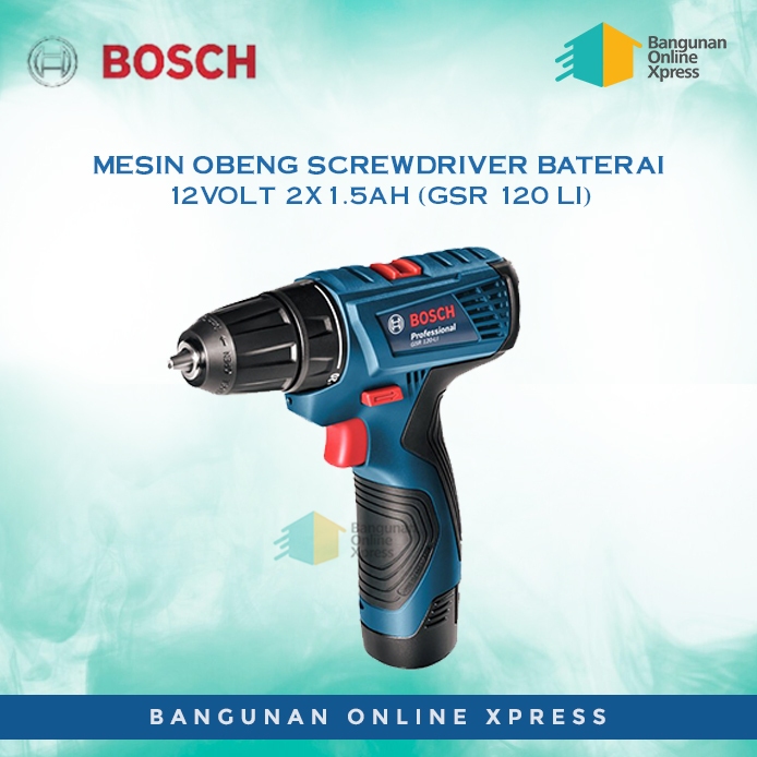 Jual BOSCH Mesin Bor Kayu & Besi 10mm Gen 3 Cordless Drill Drive (GSR ...