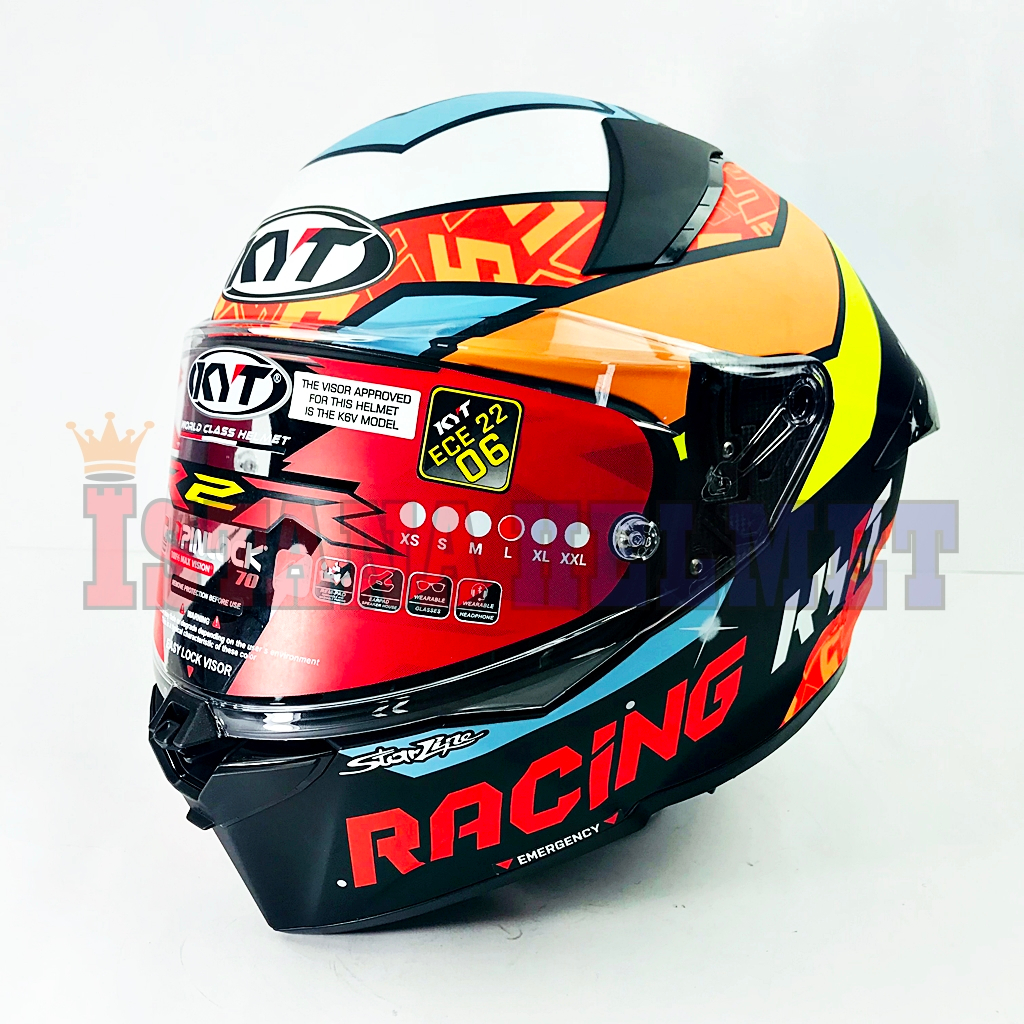 Jual HELM KYT R2R PRO JAUME MASIA 2022 MATT ORIGINAL | Shopee Indonesia