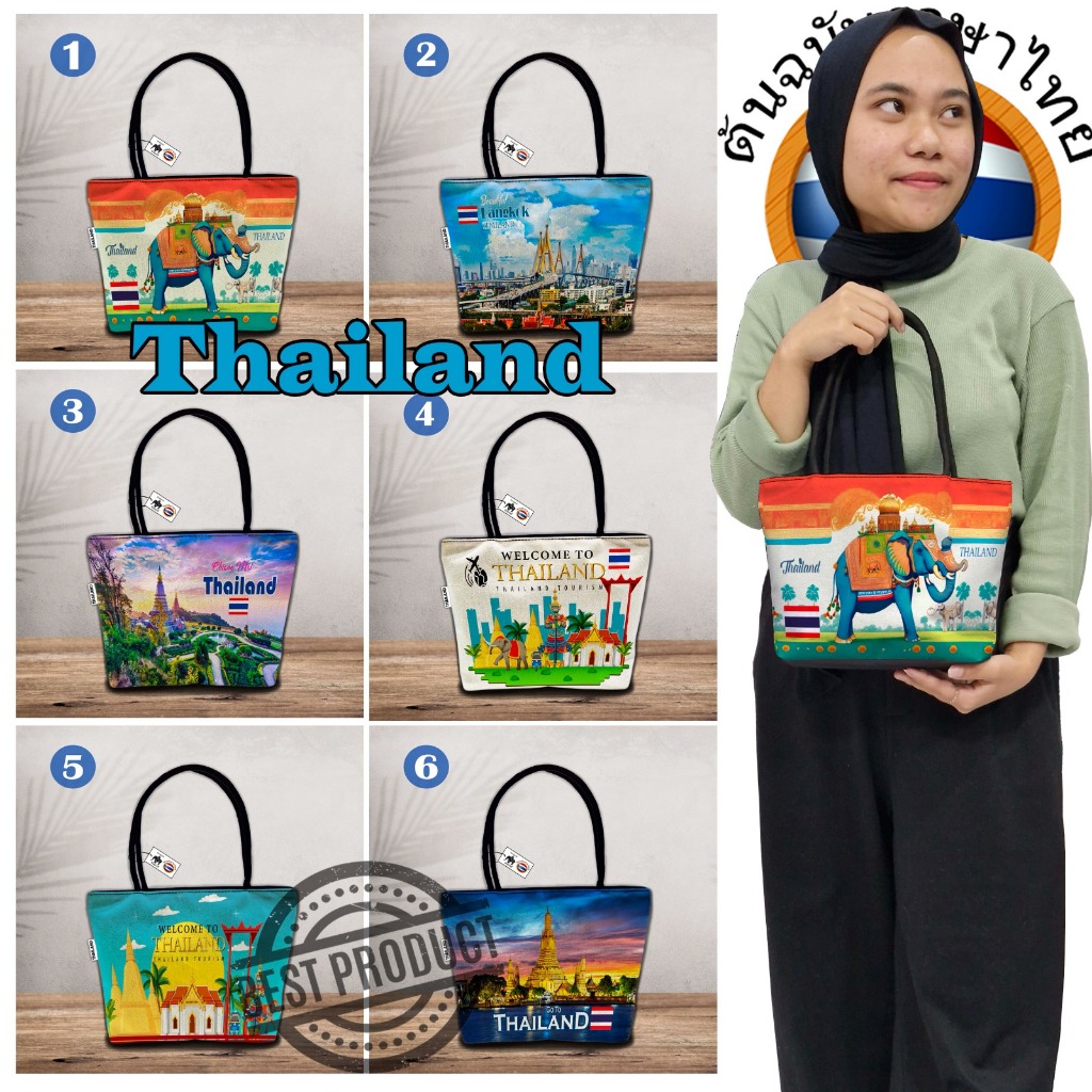 Jual TAS WANITA THAILAND, TAS OLEH OLEH NEGARA THAILAND MODEL TENG TENG | Shopee Indonesia