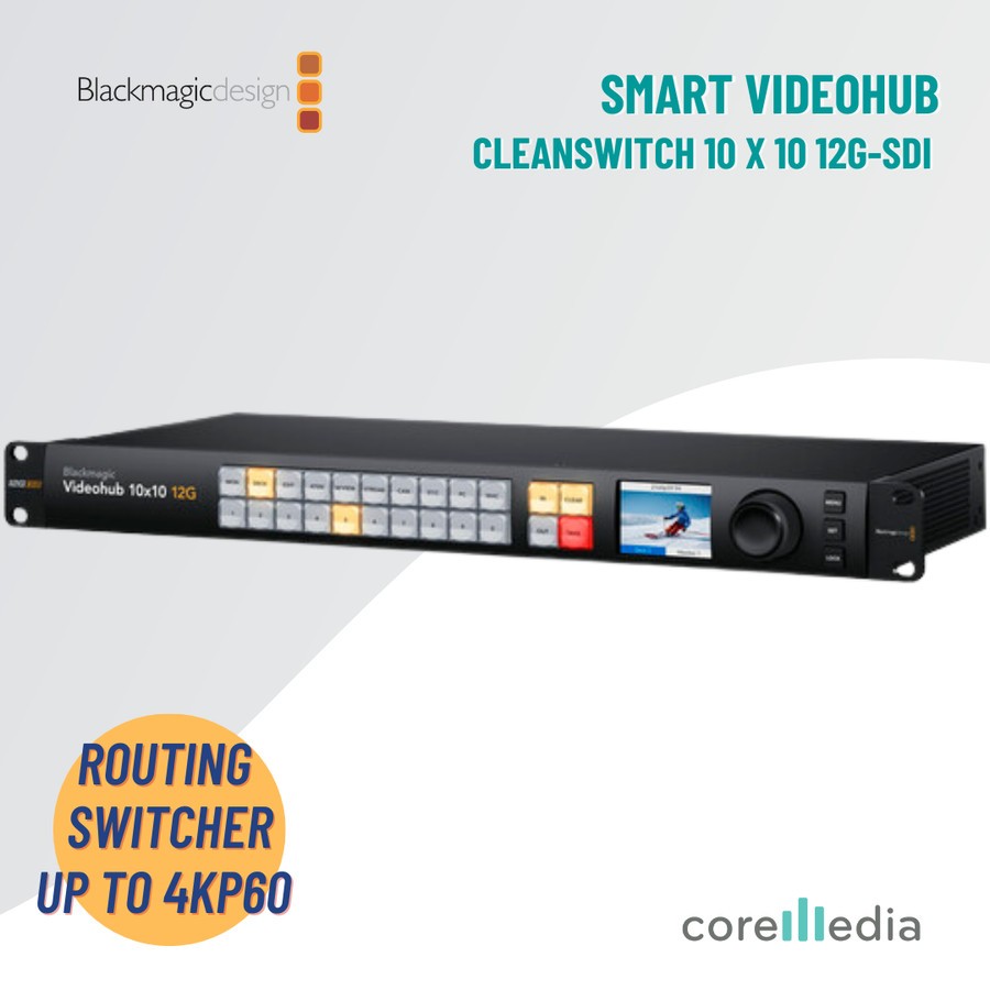 Jual Blackmagic Design Videohub SDI 10x10 12G Zero - Latency Video ...