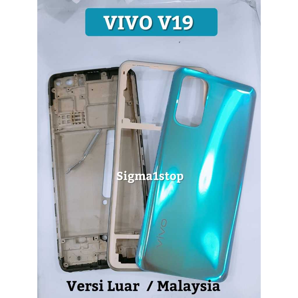 Jual VIVO V19 VERSI LUAR CASING HOUSING FRAME LCD MIDDLE TULANG TENGAH ...