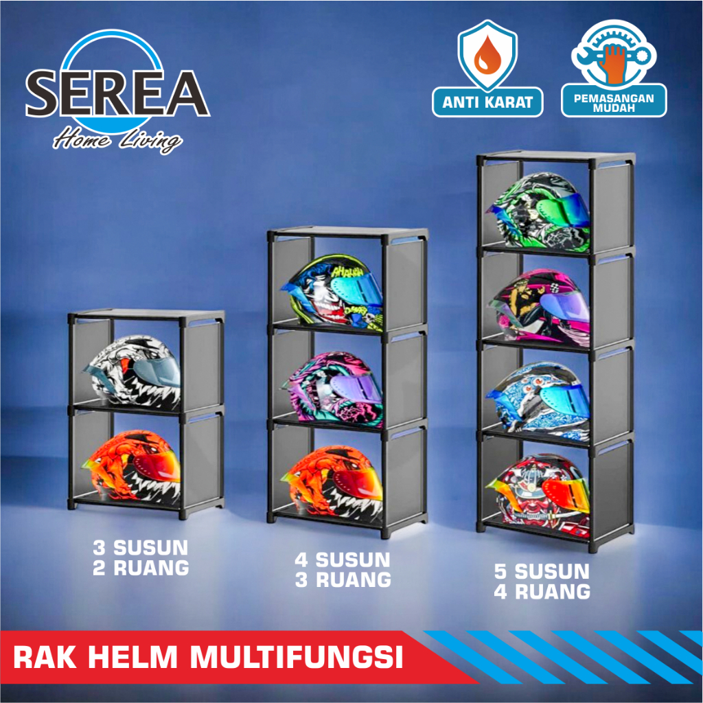 Jual Rak Helm Multifungsi / Tempat Helm Multifungsi / Rak Helm ...