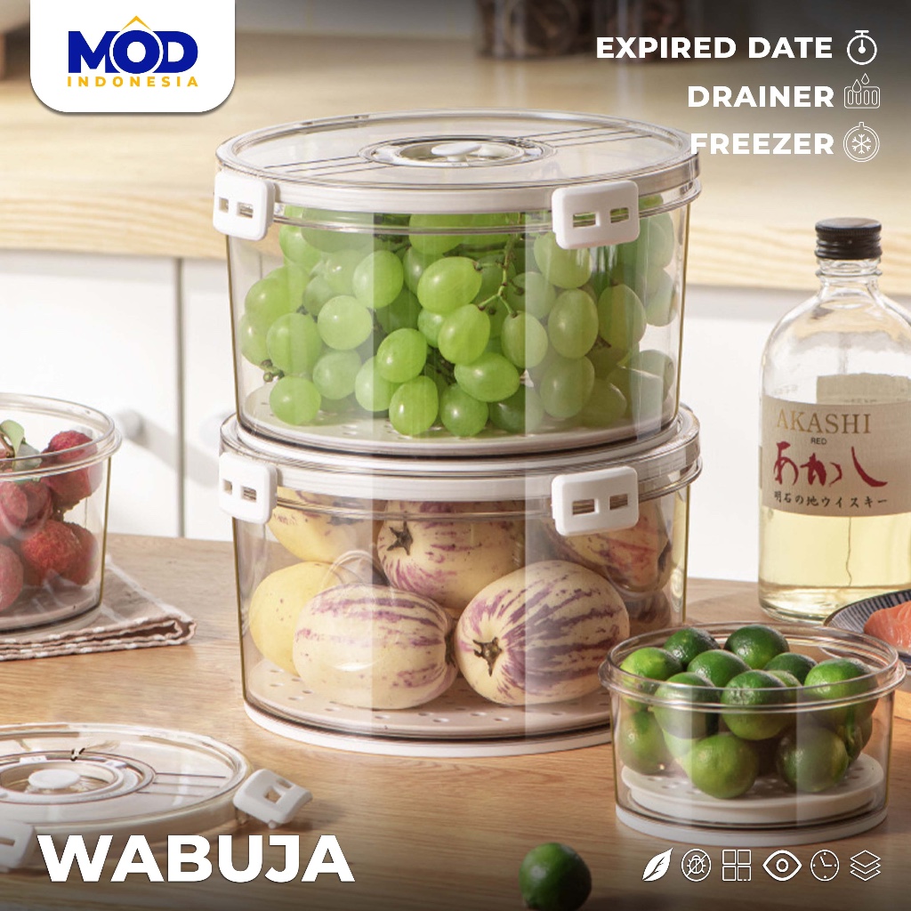 Jual MOD Wadah Makanan Kedap Udara dengan Tutup Expired Date dan ...