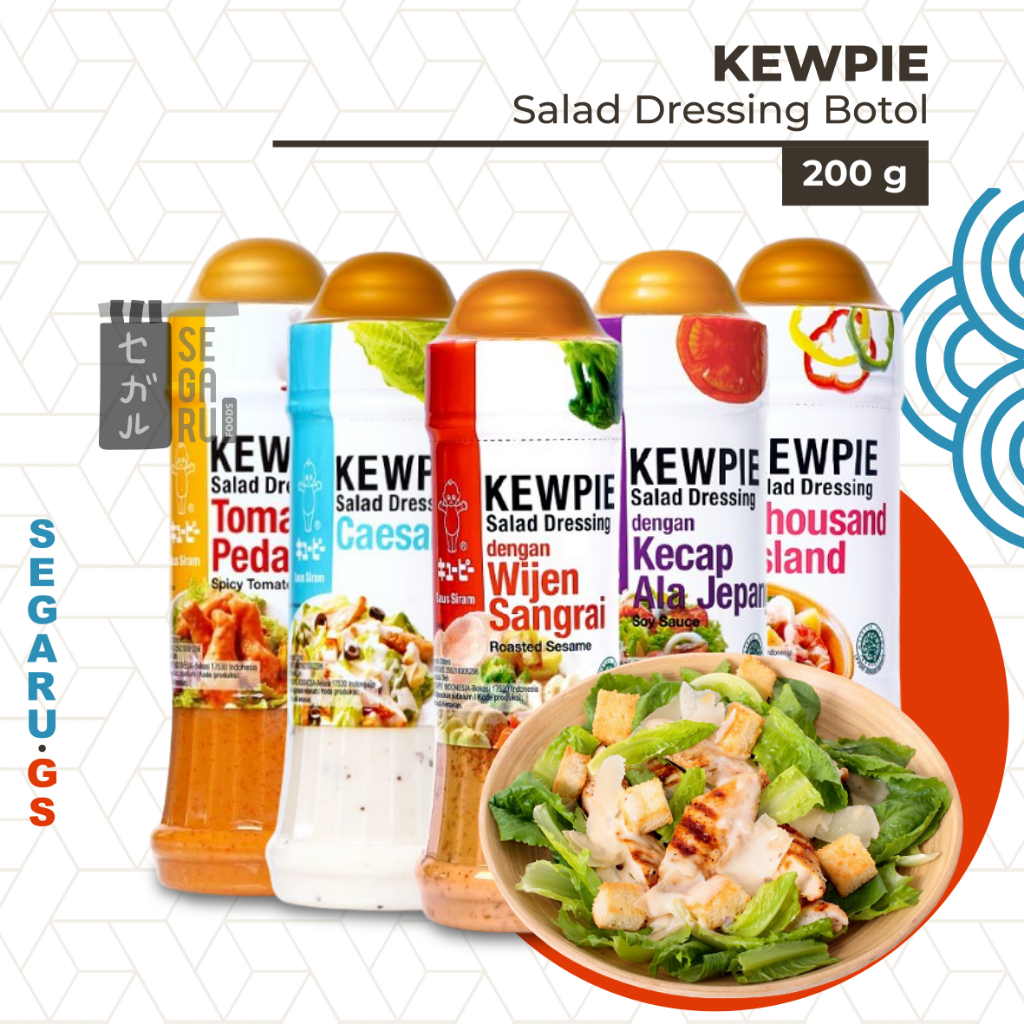 Jual Kewpie Salad Dressing Botol 200 ml | Shopee Indonesia
