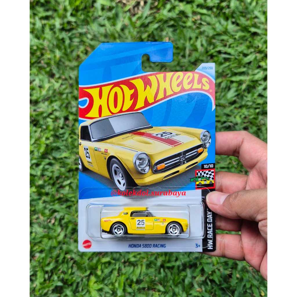 Jual Hot Wheels Honda S800 Racing kuning original | Shopee Indonesia